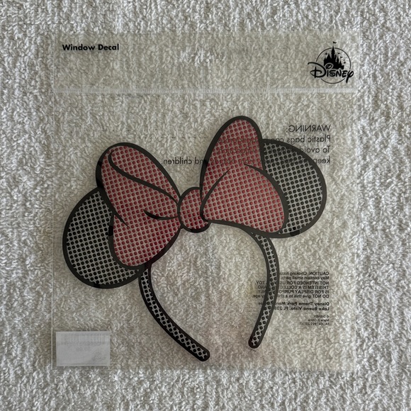 Disney | Wall Decor | Disney Minnie Mouse Hair Bow Window Decal | Poshmark
